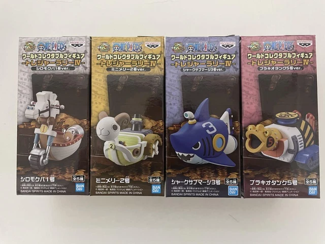 COFFRET DE 4 figurines à collectionner One Piece World Treasure Rally ...