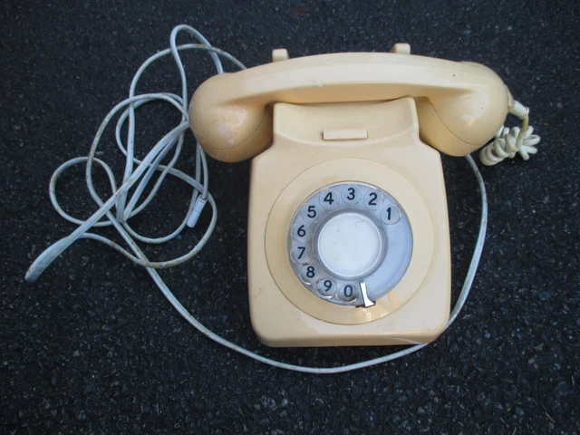 VINTAGE 1981 BT Cream telephone old British Telecom Retro £9.54 ...