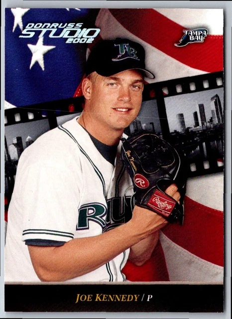 CARTE DE BASEBALL 2002 Donruss Studio Joe Kennedy #184 Tampa Bay Devil ...