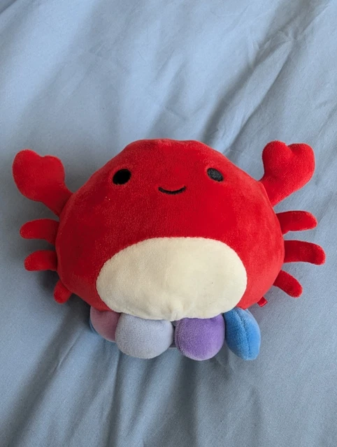 SQUISHMALLOW FLIP-A-MALLOW CARLOS the Crab Beula the Octopus 5" Kelly ...