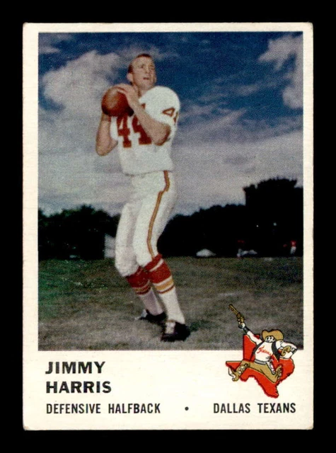 1961 FLEER #207 Jimmy Harris VG/VGEX X2966995 EUR 2,45 - PicClick FR