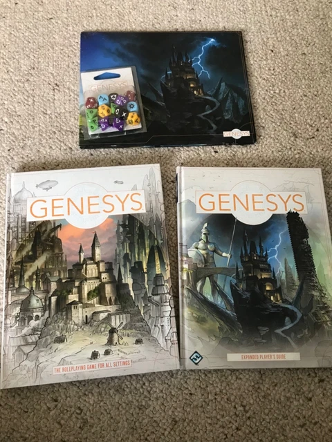 GENESYS RPG CORE Rules, Player Guide, GM Screen and Dice £59.98 ...