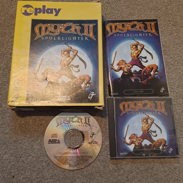 MYTH II 2 Soulblighter Big Box Pc Game Bungie Complete Fantasy Fighting ...
