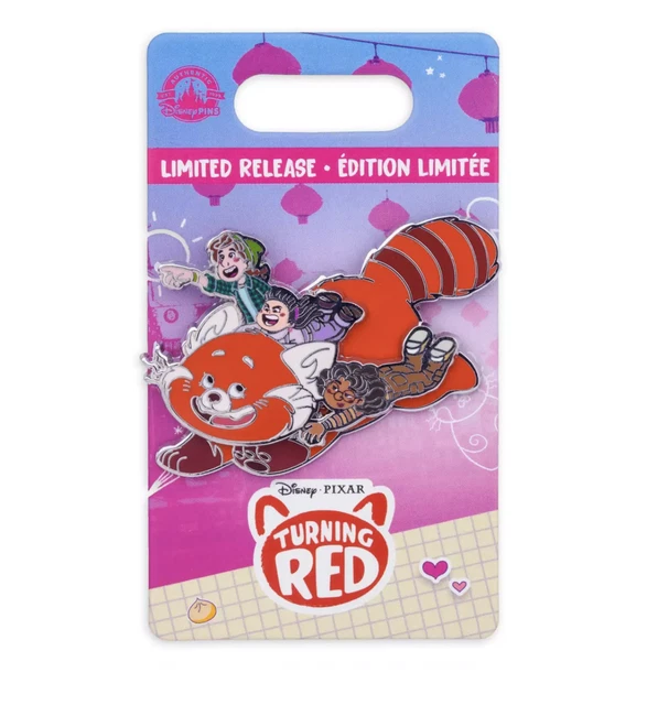 DISNEY PIXAR 2022 Turning Red Movie Cast Limited Release Pin New with ...