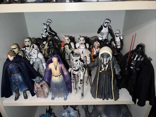 STAR WARS BLACK Series Lot custom anakin vader biker scout l3-37 ...