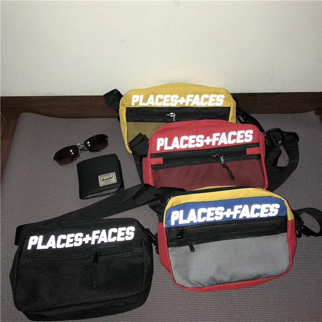 NEW PLACES+FACES 3M Reflective Vintage Shoulder Waist Bag Waterproof ...