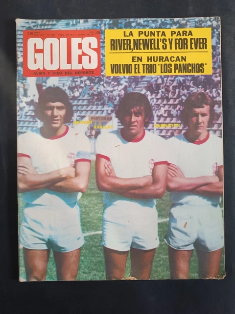 RIVISTA GOLES FOOTBALL Argentino n 1292 (1973) Brindisi, Avally ...