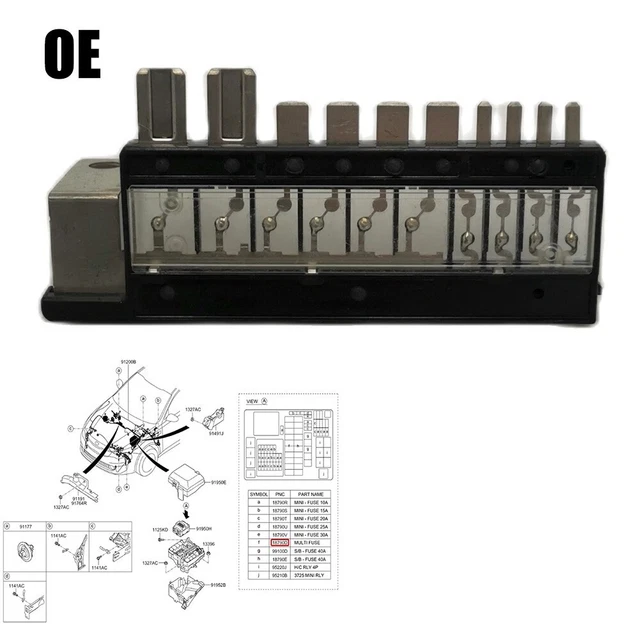TERMINAL ASSEMBLY BATTERY Fuse Battery Fuse Terminal Assembly For ...