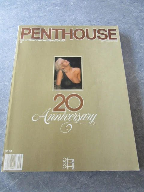 Penthouse Magazine September 1989 20th Anniversary Issue Lynn
