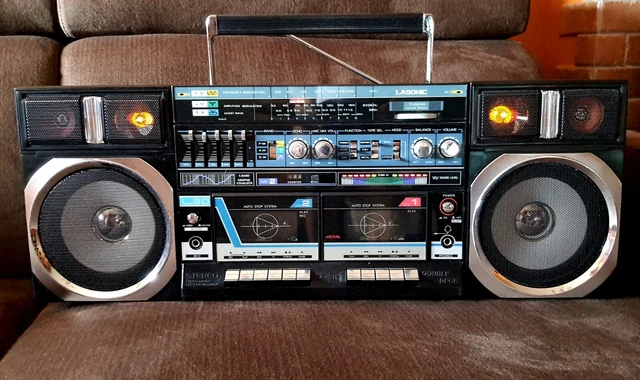 LASONIC L30 BOOMBOX Ghetto Blaster Stereo Double Cassette EUR 200,00 ...