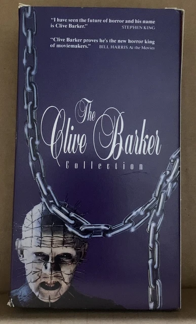 THE CLIVE BARKER Collection VHS Video Tapes Hellraiser & Hellbound II ...