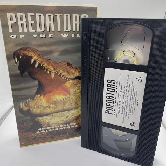 Predators Of The Wild Crocodiles Alligators Pal Vhs Video Tape 2