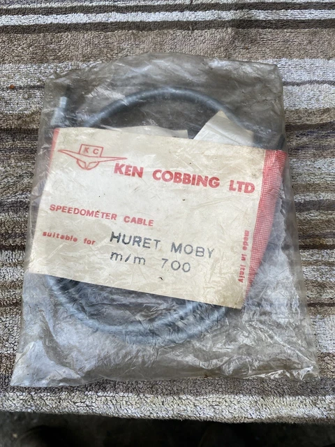MOBYLETTE MOTOBECANE SPEEDOMETER Speedo Cable Huret Moby 700 Mm Ken ...
