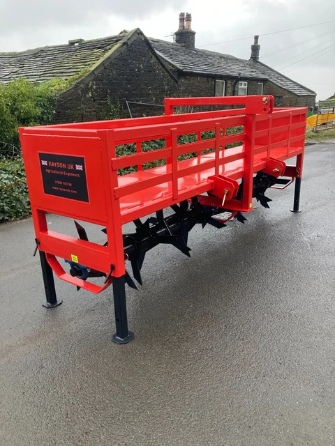 NEW 3 METRE Rayson Uk Aerator , Tractor Grass Slitter Harrow £2,450.00 ...