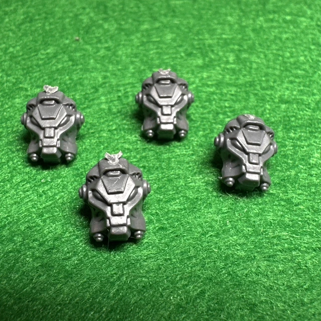WARHAMMER 40K SPACE Marines Terminator Head Bit Part 4 Helmets Games ...