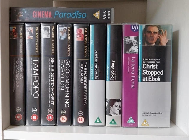 VHS VIDEO RETAIL Release Palace Artificial Eye BFI World Cinema ...