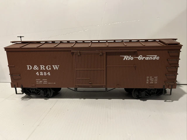 DELTON &G& SCALE D&Rgw "Flying Rio Grande" Box Car 4254 $34.95 - PicClick
