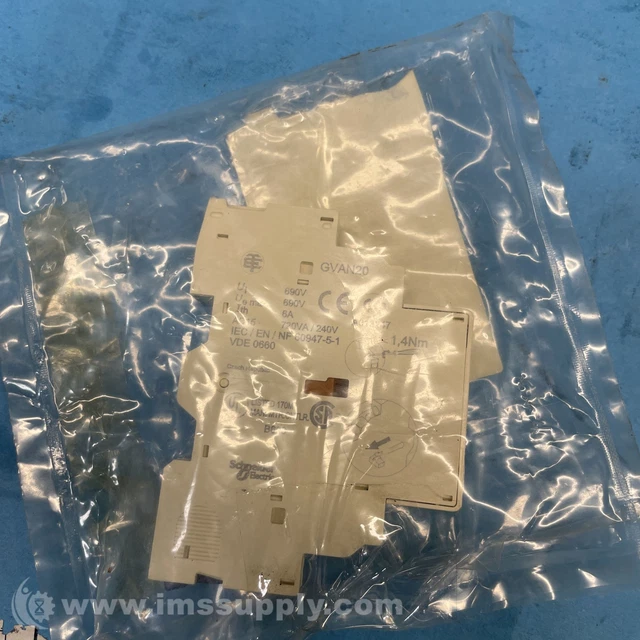 TELEMECANIQUE GVAN20 AUXILIARY Contact FNFP $62.70 - PicClick CA