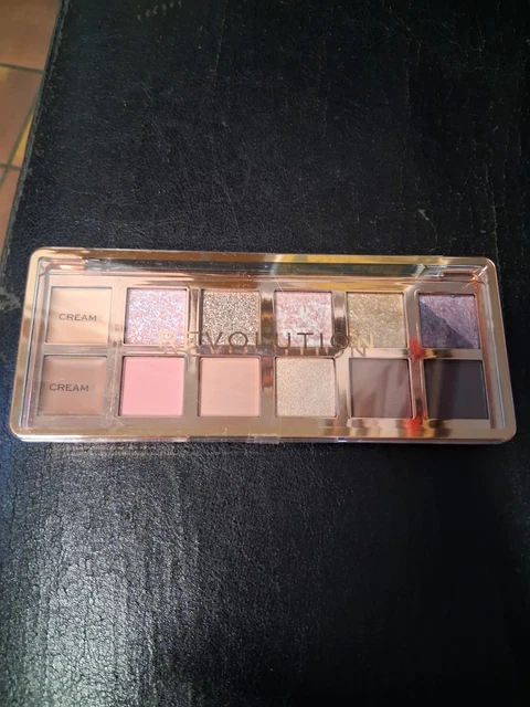 REVOLUTION EYESHADOW PALETTE Enchanted Icon Shades. 10 Pressed Powder ...