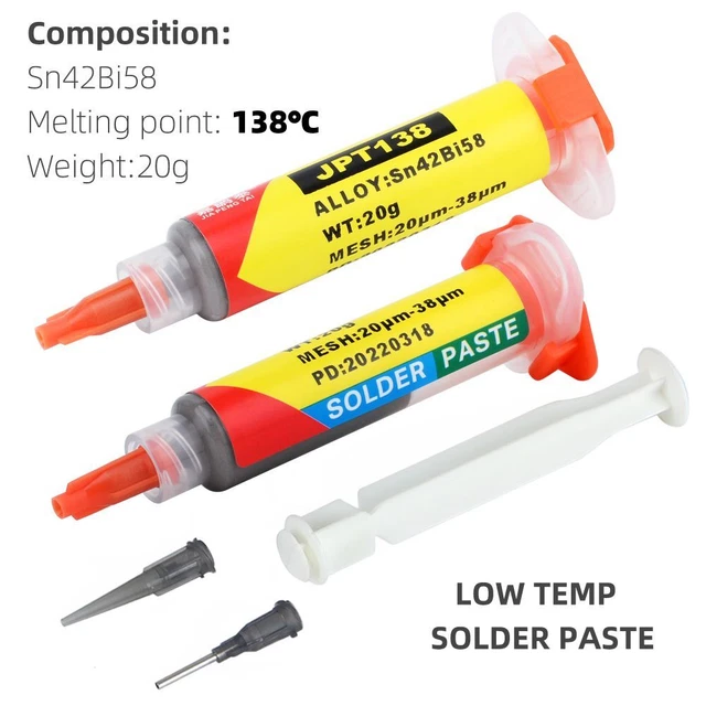PARTS LOW TEMPERATURE Soldering Paste Soldering Oil Gel Welding Flux ...