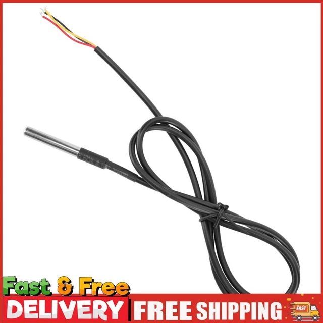 DS18B20 DIGITAL TEMPERATURE Sensor Stainless Steel Temperature Probe ...
