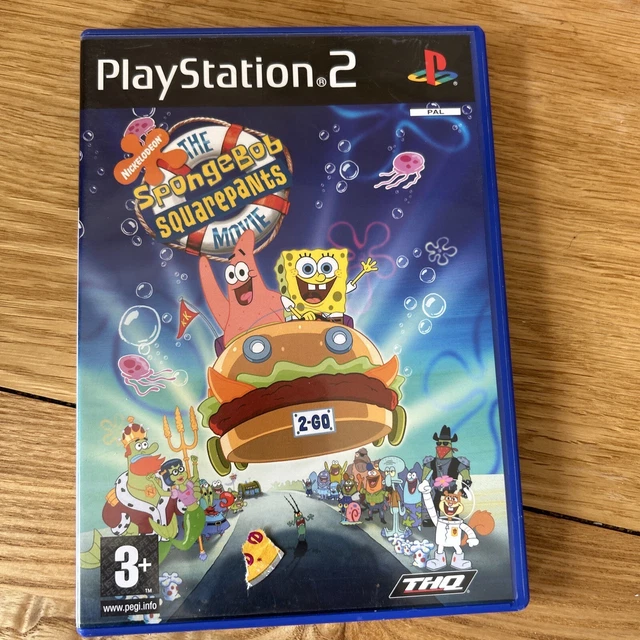 NICKELODEON THE SPONGEBOB SquarePants Movie PS2 Playstation 2 PAL Video ...