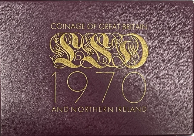 1970 ROYAL MINT Coinage Of Great Britain And Northern Ireland Proof Coin Set £23.99 - PicClick UK
