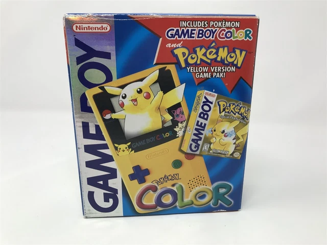 NINTENDO GAME BOY Color - Pokemon Pikachu Special Edition - Complete In ...