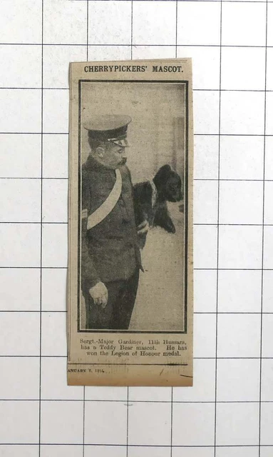 1915 SGT. MAJOR Gardiner 11th Hussars Wins Legion Of Honour Medal EUR 7 ...