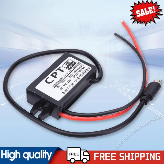 12V TO 5V 3A 15W DC/DC Converter Regulator Useful CPT Reduced Voltage Regulator EUR 7,12 ...