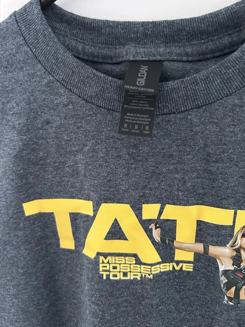 TATE MCRAE 2025 Miss Possessive Tour T-Shirt- Youth Medium Gray Brand ...