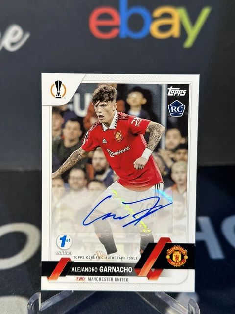 2022-23 TOPPS UEFA 1A Edizione Alejandro Garnacho Auto #’d/75 EUR 6,01 ...