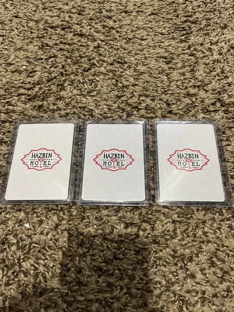 HAZBIN HOTEL TRADING Card Hazbin Hotel Premium Foil Katie, Tom & Razzle ...