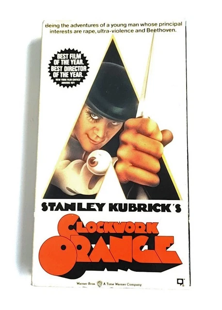 1991 A Clockwork Orange Vhs Warner Bros Stanley Kubrick Tested 20