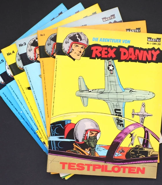 REX DANNY NR. 1-30 1 Auflage Abenteuer Flieger Comic Großformat BASTEI ...