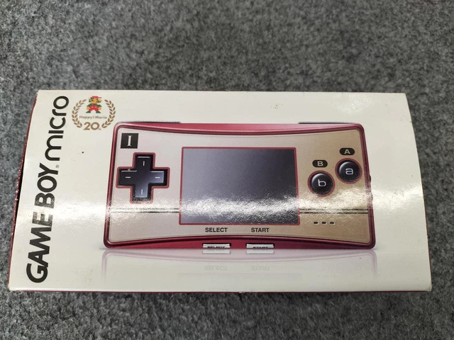 NINTENDO GAMEBOY MICRO 20th Anniversary Edition Famicom Color Console ...