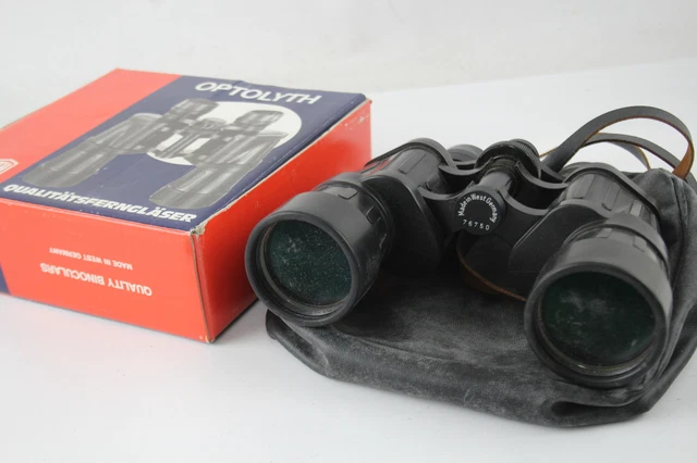 OPTOLYTH ALPIN 10X40 Rubber-Armoured Binoculars Working w/ Original ...