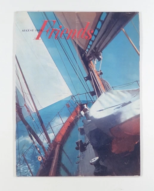 1955 AUG CHEVROLET Friends magazine TRAVEL Sailing BOTANY Chesapeake ...