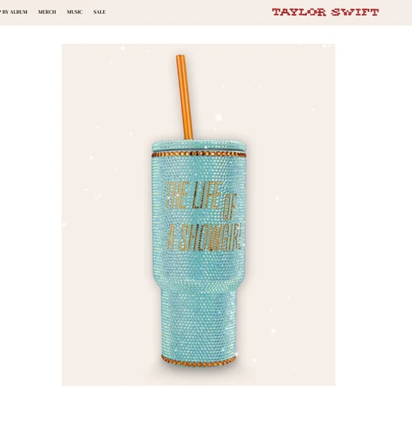 TAYLOR SWIFT THE Life of a Showgirl - Rhinestone Tumbler - PRESALE PRE ...