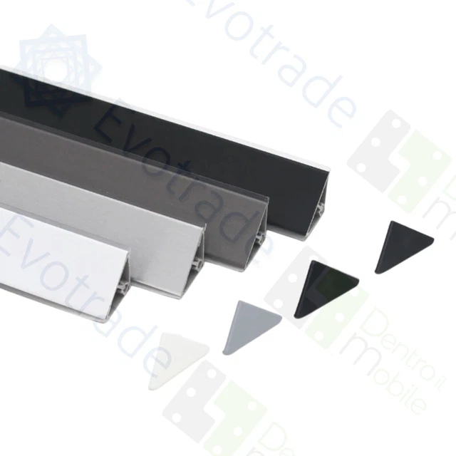 PROFIL D'ÉTANCHÉITÉ POUR Plans de Cuisine en PVC L. 2 Mètres Avec ...