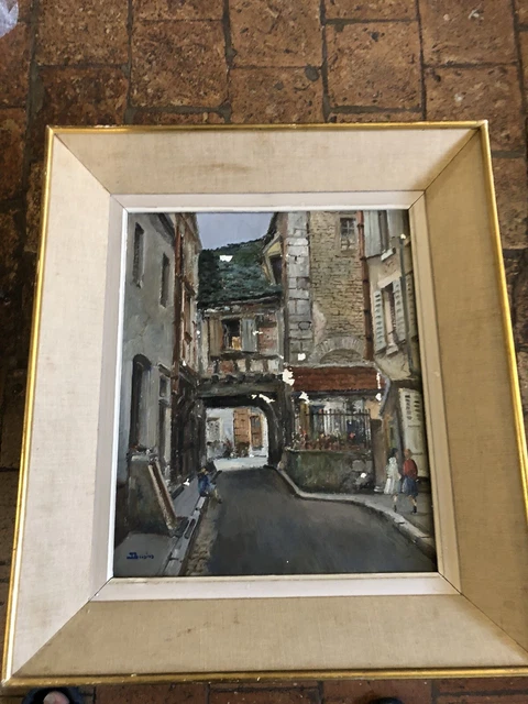 TABLEAU ANCIEN HUILE sur toile signé Brosius EUR 41,50 - PicClick FR