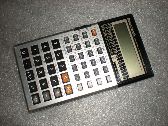 VINTAGE RADIO SHACK EC-4035 Engineering Scientific Calculator $18.98 ...