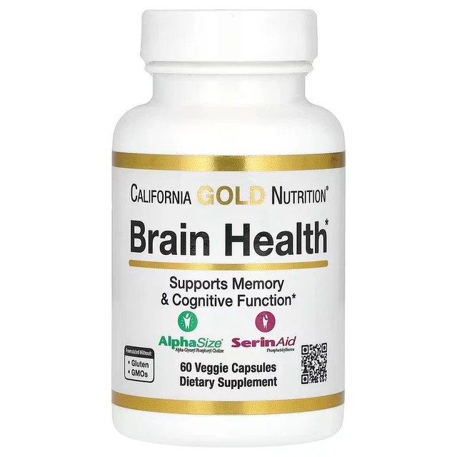 CALIFORNIA GOLD NUTRITION Brain Health, 60 Veggie Caps, Expiry"2026 £36 ...