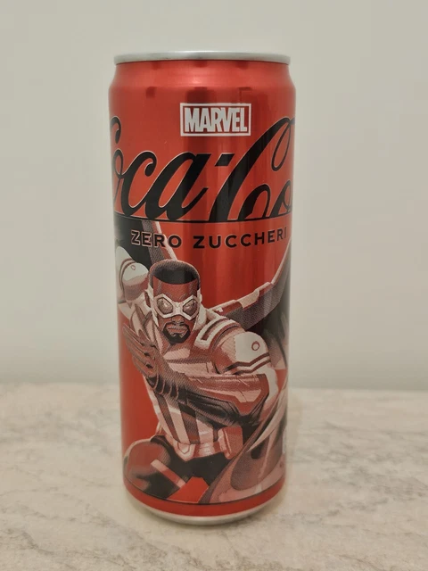 COCA COLA ZERO Dose Captain America Marvel Avengers Limited Edition ...