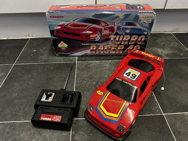 VINTAGE TANDY TURBO Race 49 Radio Controlled Car £29.99 - PicClick UK