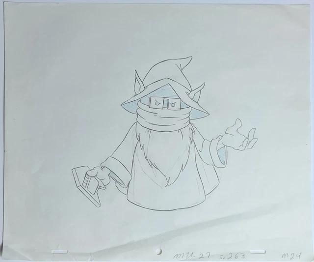 HE-MAN MOTU ANIMATION Production Cel Drawing: Montork - 2422 $45.00 ...