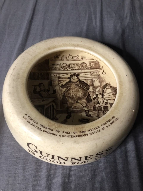 VINTAGE GUINNESS SAM Weller ashtray from Cauldon Potteries £9.99 ...