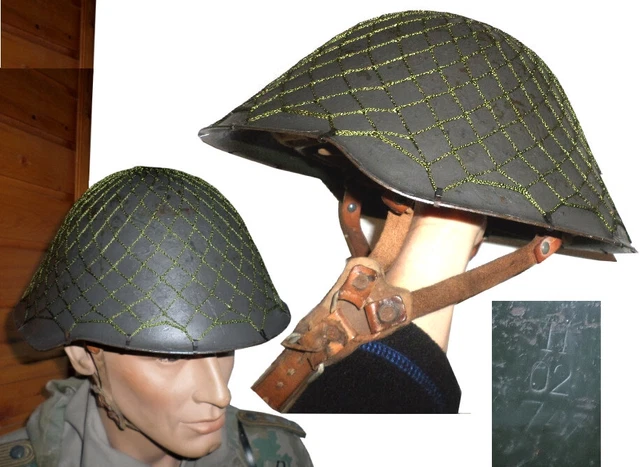 GDR NVA BORDER troops Stasi steel helmet East German army steel helmet ...