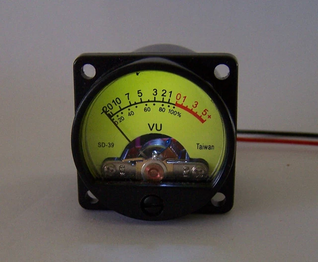 VU METER - SD-39 Taiwan 500uA with LED Backlight & Driver Board £14.85 ...
