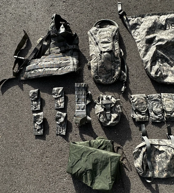 US ARMY UCP Acu Molle Rifleman Fighting Grenadier Infantry Vest Set 27 ...